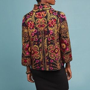 Moth | Jackets & Coats | Moth Payton Jacquard Blazer Boho Print Knit ...